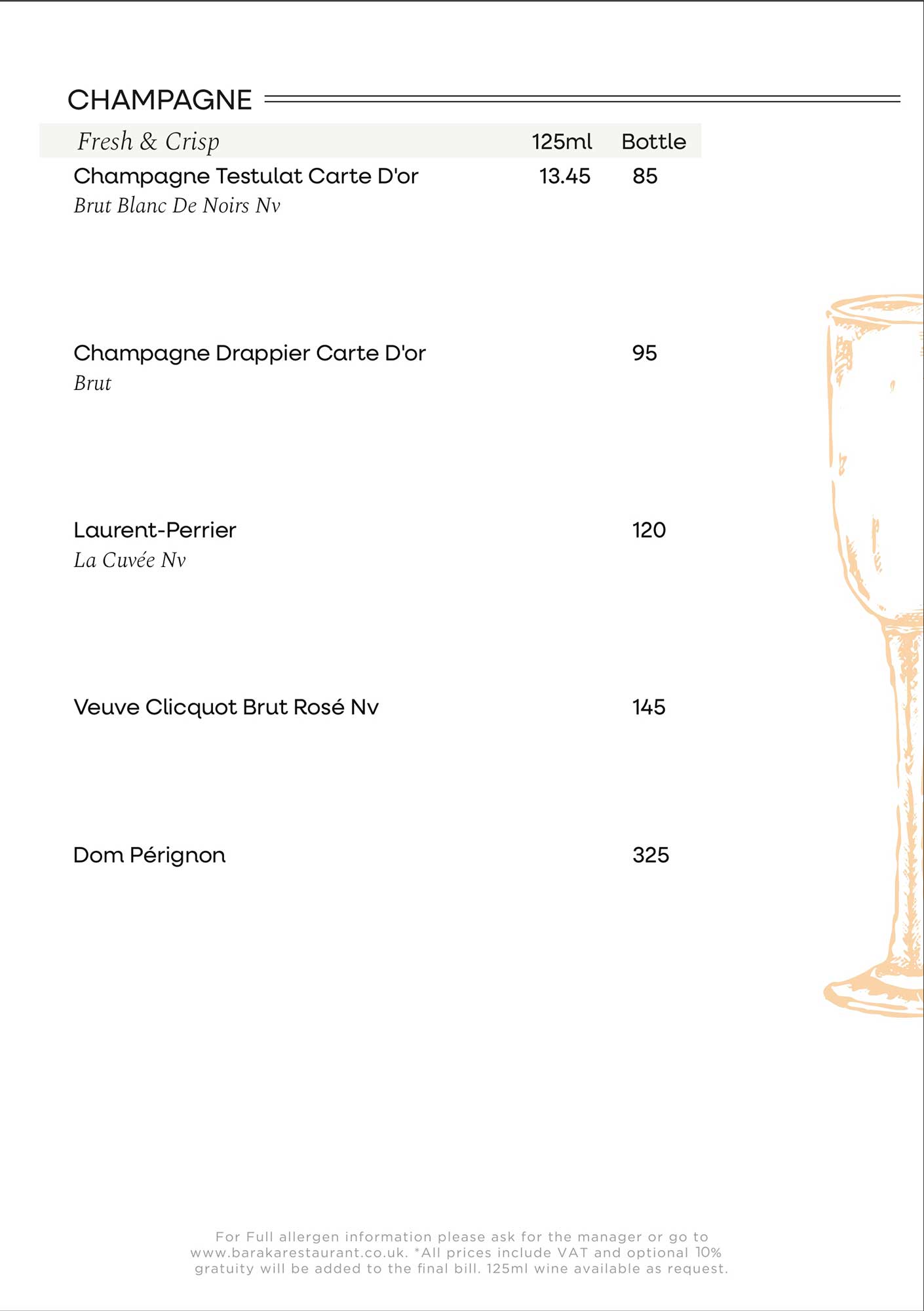 Drinks – Baraka